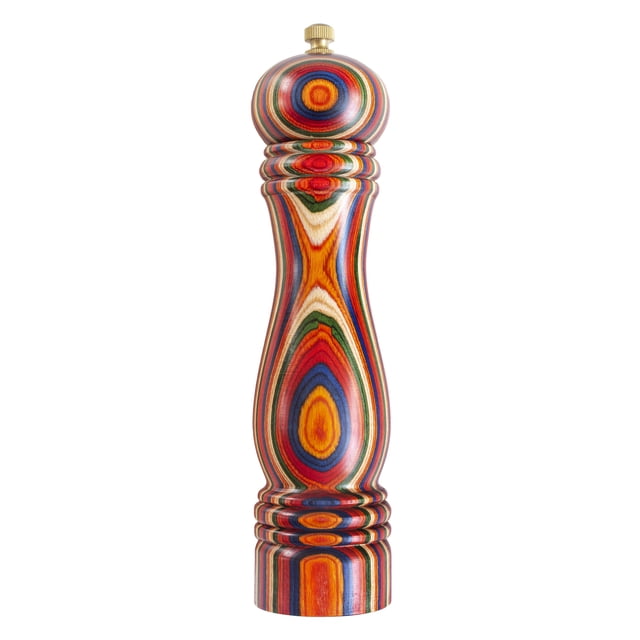 Baltique Marrakesh Collection Pepper Grinder, Wooden Refillable Spice ...