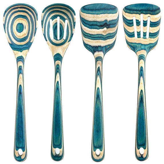 Baltique, Wooden Cooking Utensil Set, 4-Piece, Nonstick Safe - Walmart.com