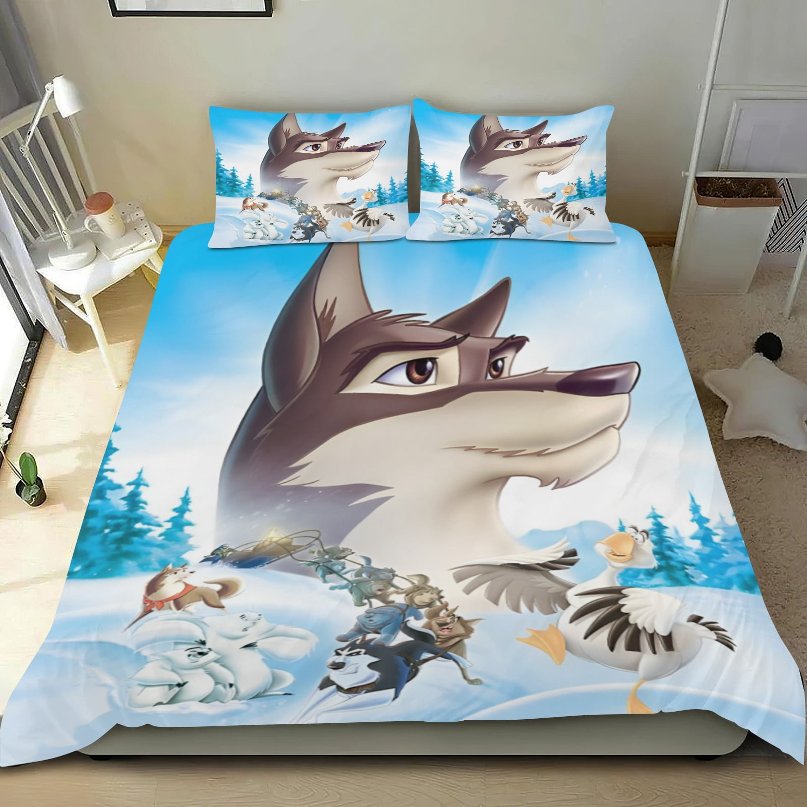Balto thin bedding set has an iconic print, Perfect for fans, it adds a nostalgic touch to any ...