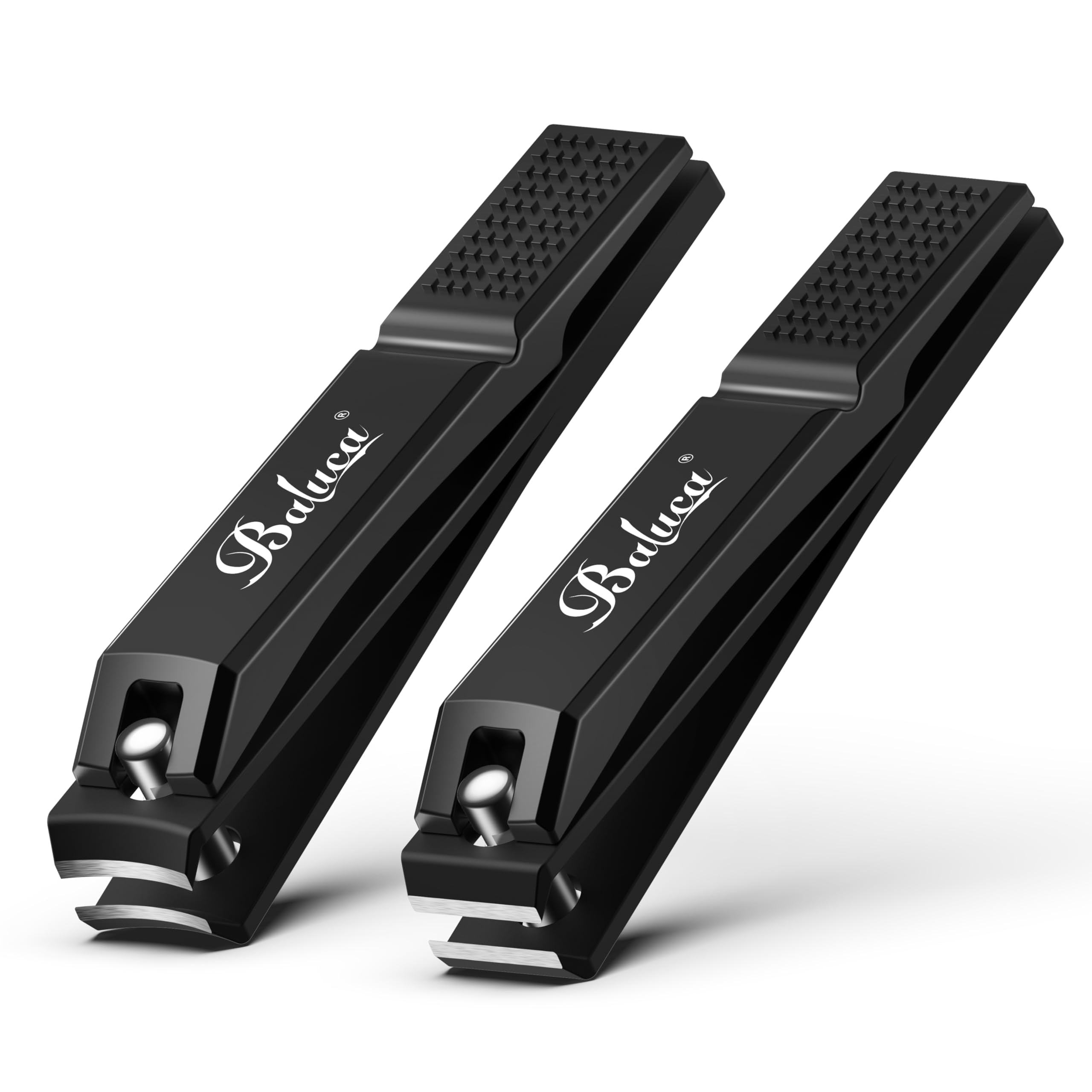 Baluca Straight Nail Clipper Set for Thick Toenails, Stainless Steel Ultra Sharp Fingernail ...