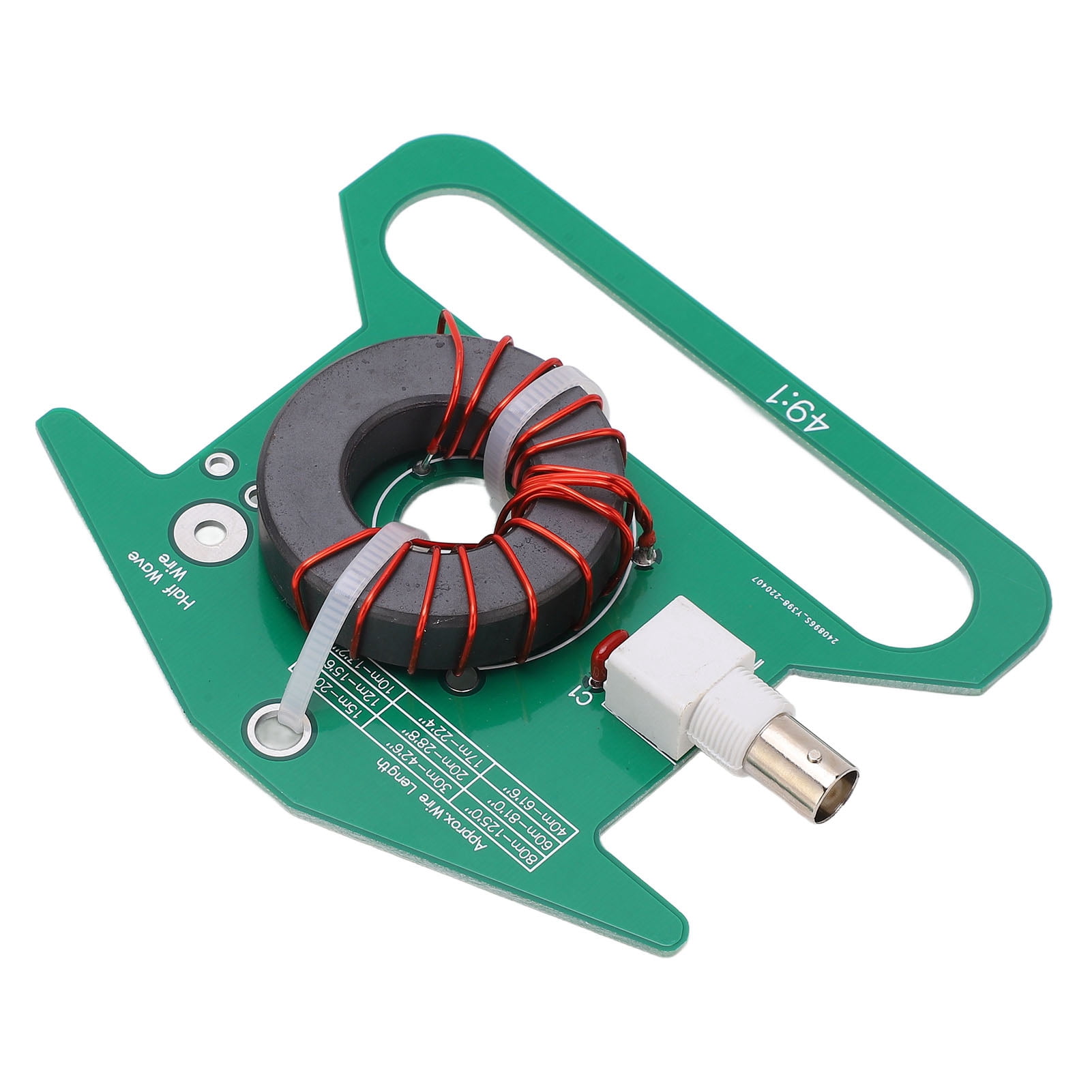 Balun Pcb, 49:1 Balun Antenna Balanced To Unbalanced Transformer ...