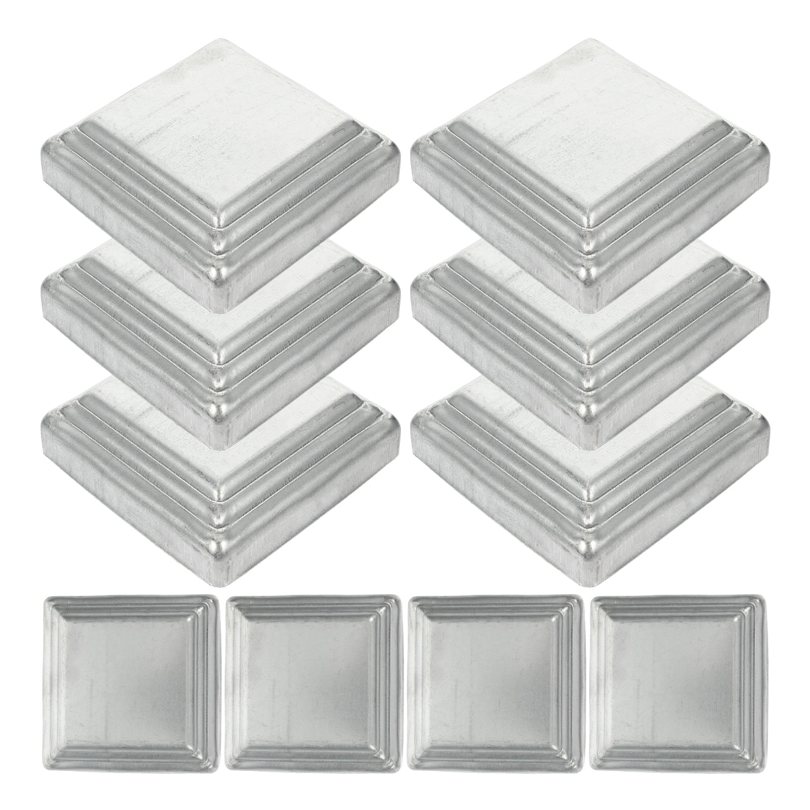 Baluster Cap 10 Pcs Lamp Post Fence Replacement Vinyl Outdoor Steel ...