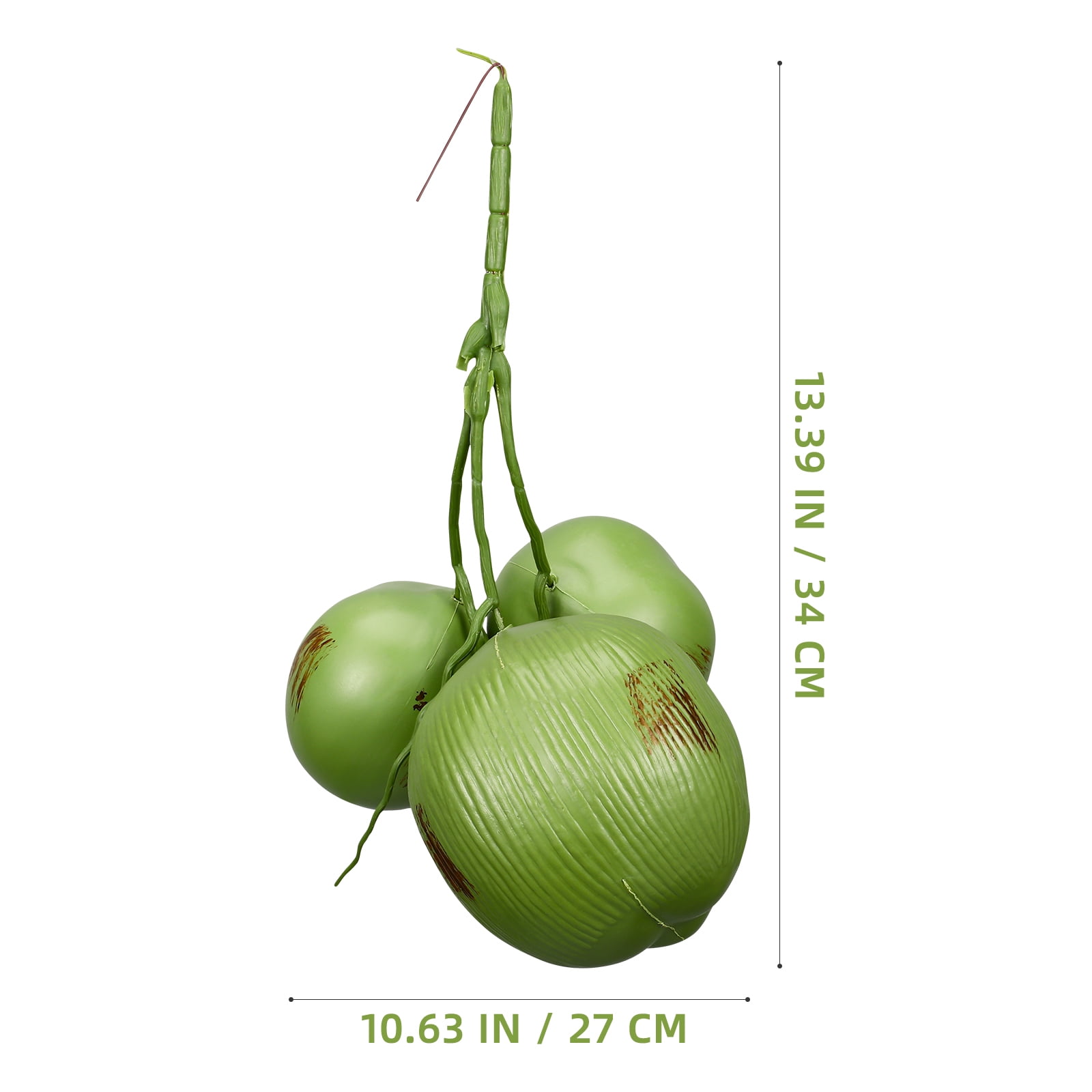 Baluue 1 Bunch Fake Coconuts Artificial Coconuts Fruit Photo Props ...