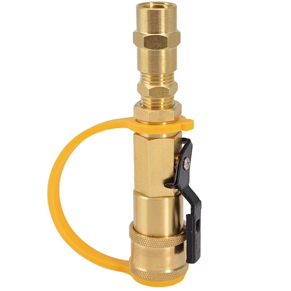 Baluue 1Set Golden Propane Quick Connect Adapter Kit for Rv Low ...