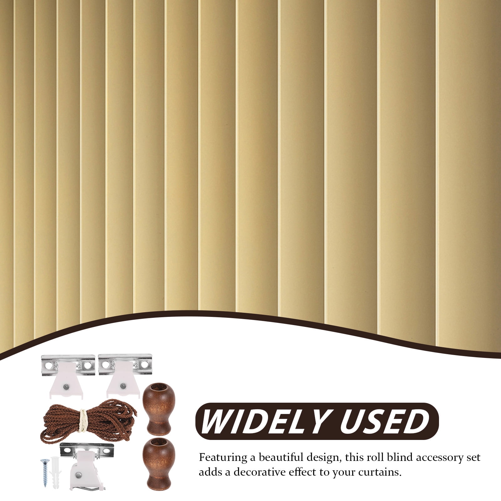 Baluue Roller Blind Repair Kit with Durable Polyester Plastic Wood ...