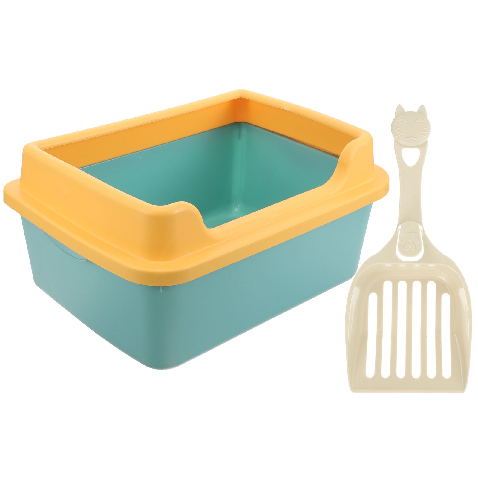 Baluue cat litter box for kittens Cat Litter Box Assorted Color 1 Set ...