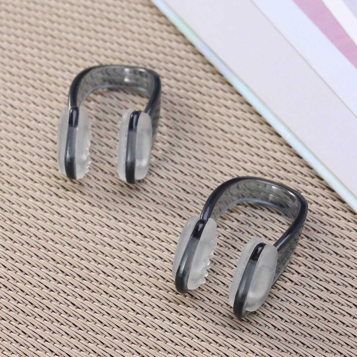 Baluue 10 Pcs Silicone Pool Nose Plug Waterproof Nose Clips for ...