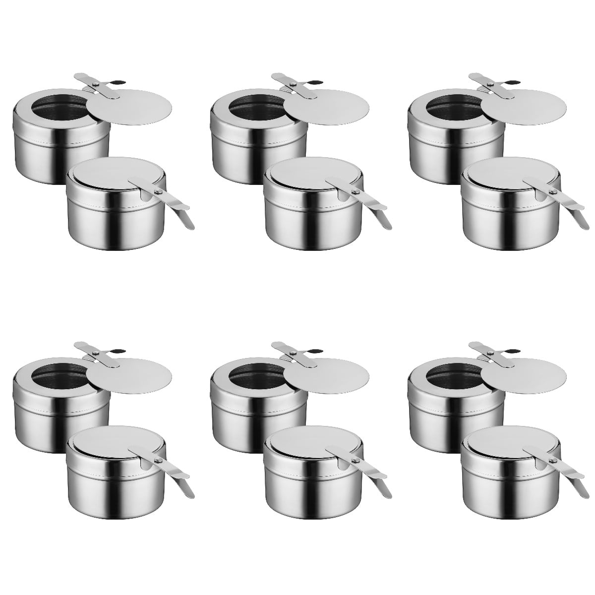 Baluue 12 pcs Stainless Steel Fuel Holders Alcohol Stoves Outdoor ...