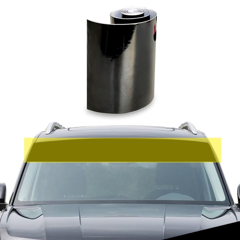 Baluue 1Pc Auto Windshield Sticker Black Car Visor p Durable Decorative ...