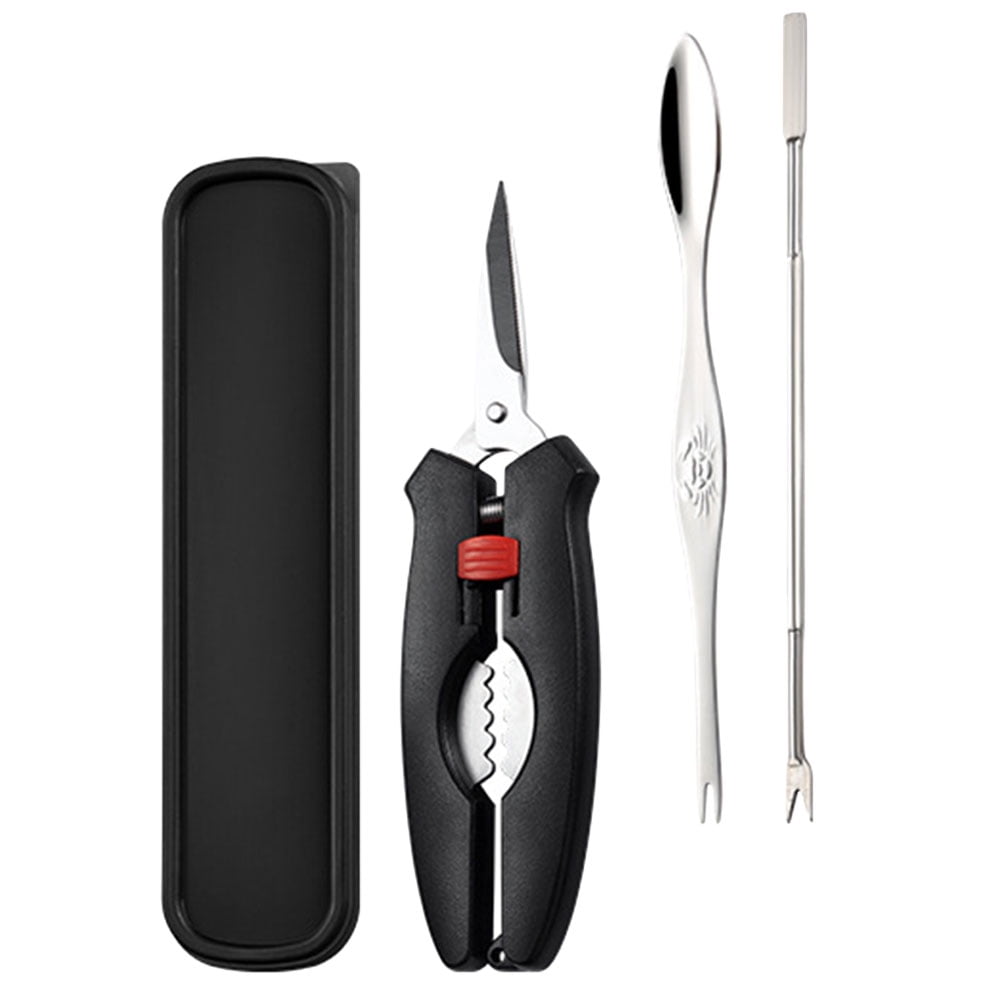 Baluue Lobster Fork Crab Eating Tools Stainless Steel 1Set - Walmart.com