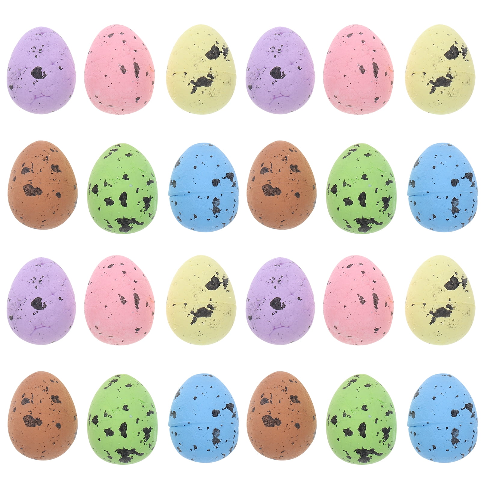 Baluue 200 pcs Funny Easter DIY Eggs Eggs Easter Simulation Eggs Kids ...