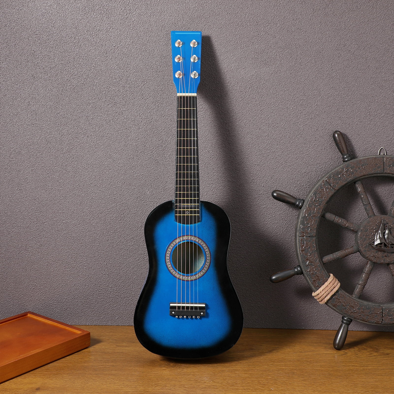 Baluue 23 Inch Folk Acoustic Guitar Beginner Music Instrument 6-String ...