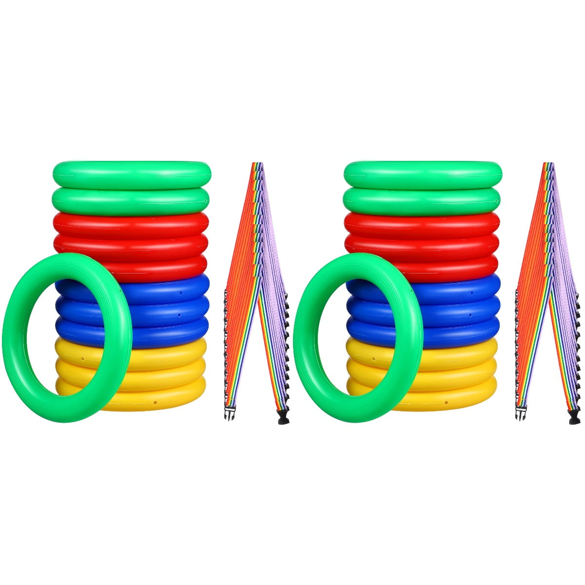 Baluue 24 Pcs Walking Ropes with Handles Safety Preschool Line Ropes ...