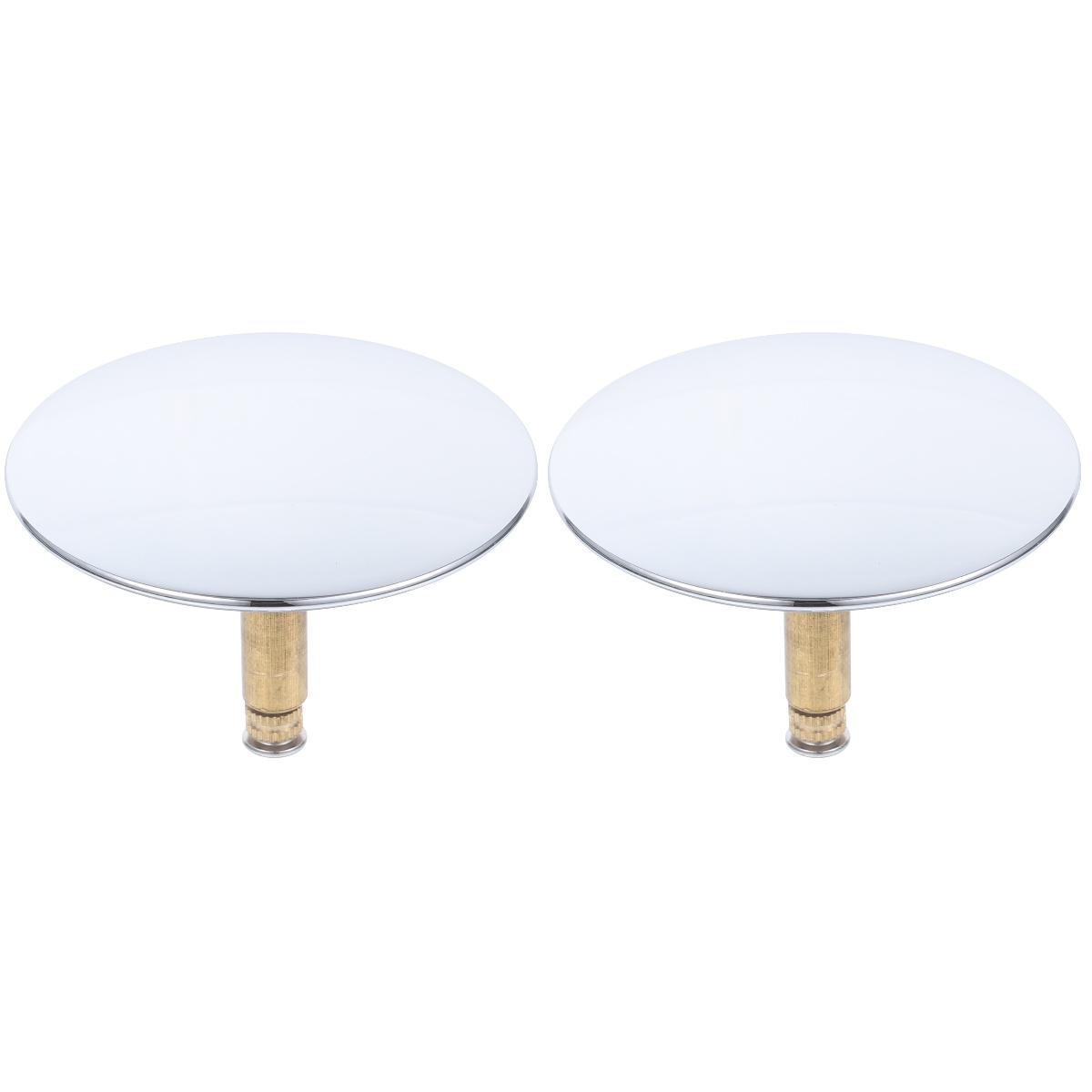 Baluue 2pcs Bath Plug Rotary Bathroom Drainer Piston Bath Tub Plug Bath ...