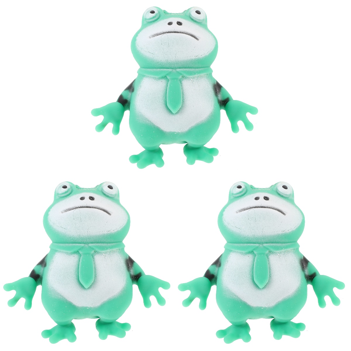 Baluue 3pcs Cartoon Frog Stretchy Toy Portable Stress Relief Hand Toy ...