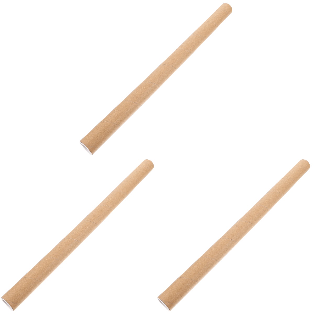 Baluue 3pcs Painting Tube Portable Poster Storage Tube Paper Storage ...