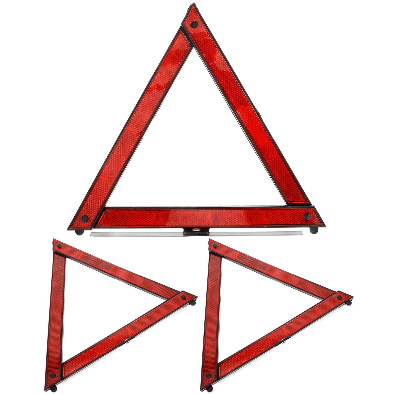 3pcs Reflective Safety Triangle Road Emergency Warning Triangle ...