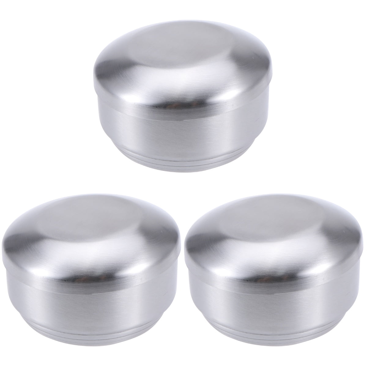 Baluue 3pcs Stainless Steel Bowl Double Wall Insulated Bowl Household ...