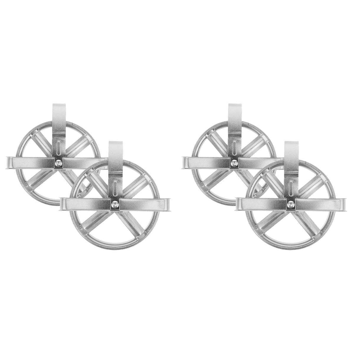 Baluue 4 pcs Clothesline Pulley Clothes String Pulley Clothes Line ...