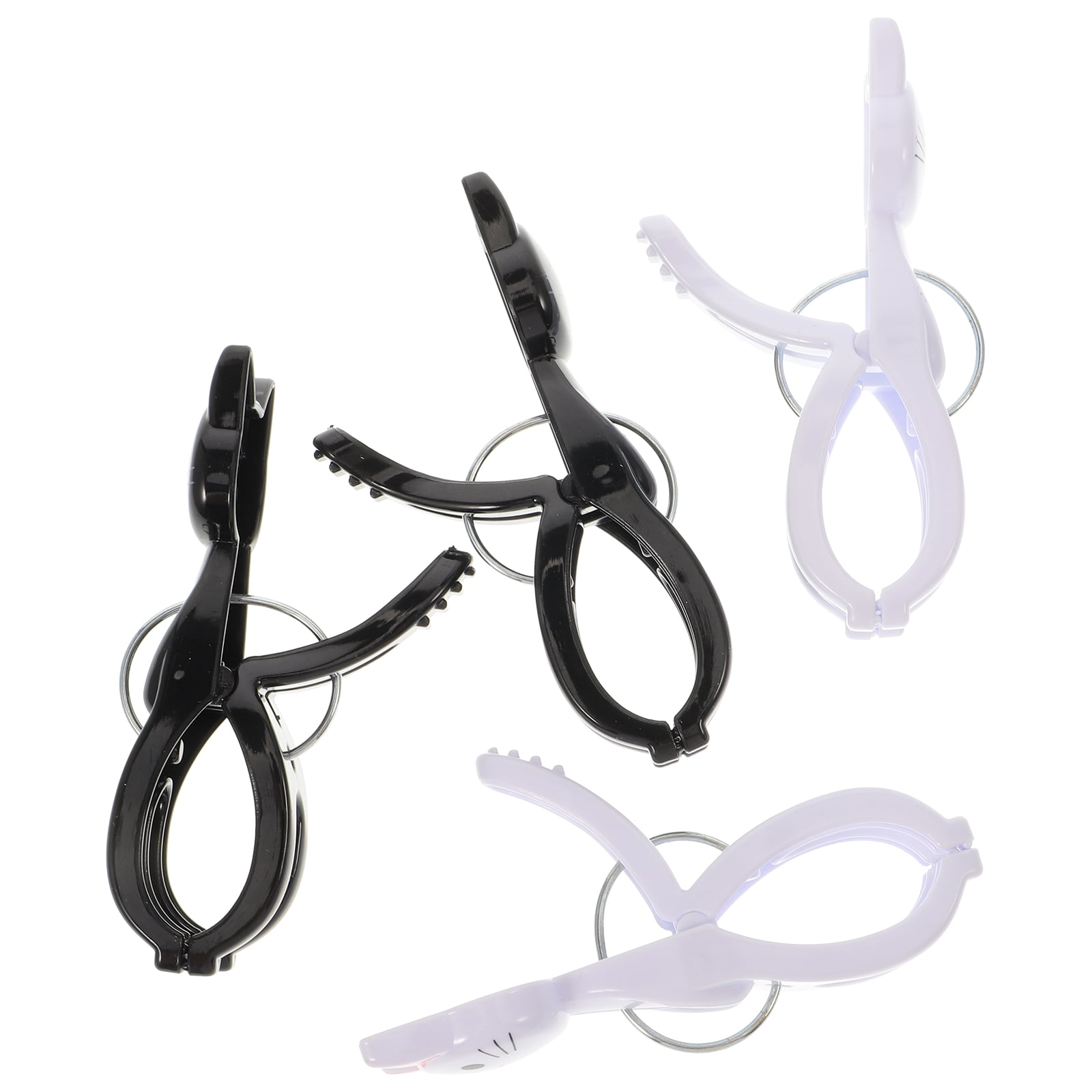 Baluue 4Pcs Windproof Plastic Towel Clips Multipurpose Clothespins for ...