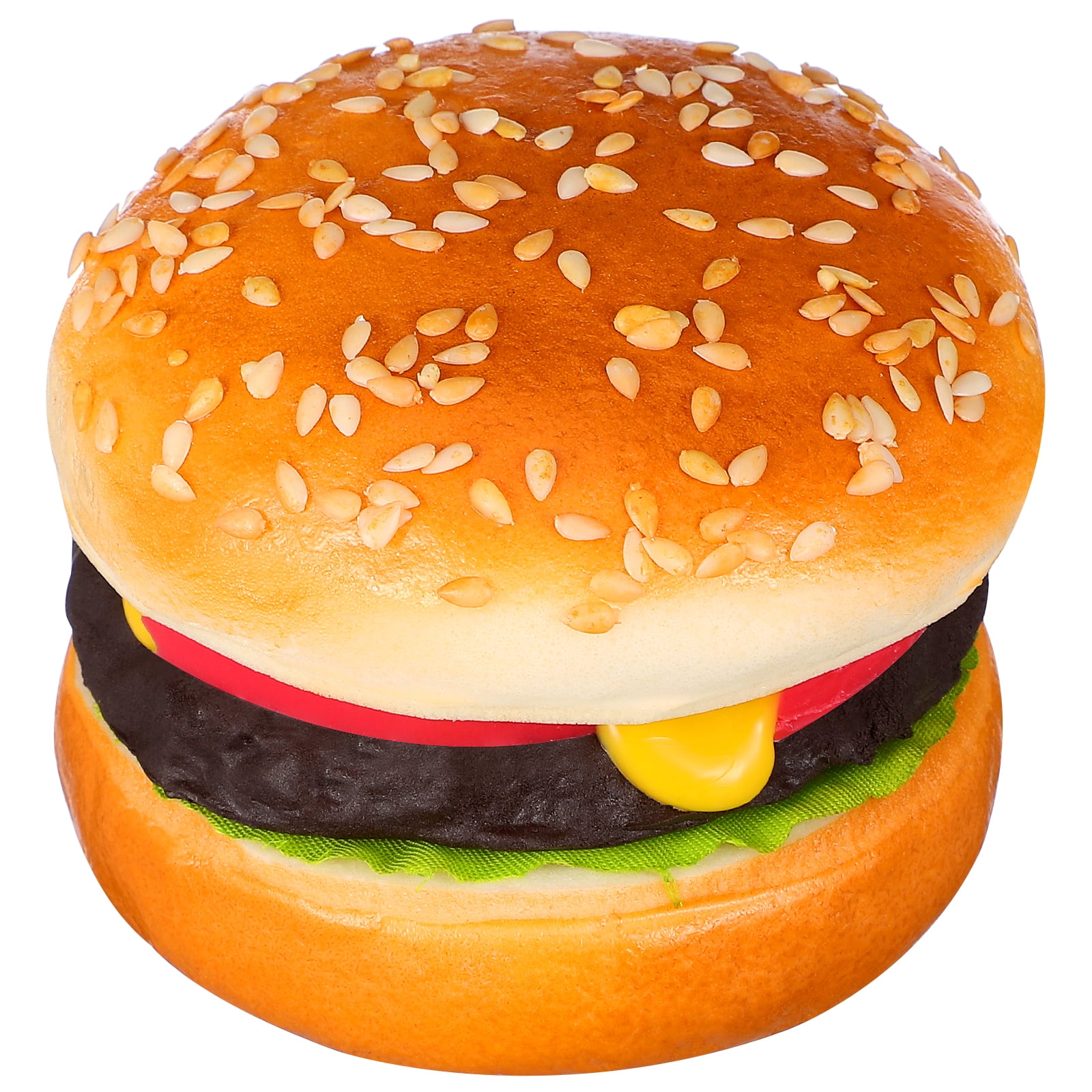 Baluue 4pcs Artificial Simulation Burger Model Fake Burger Decors ...