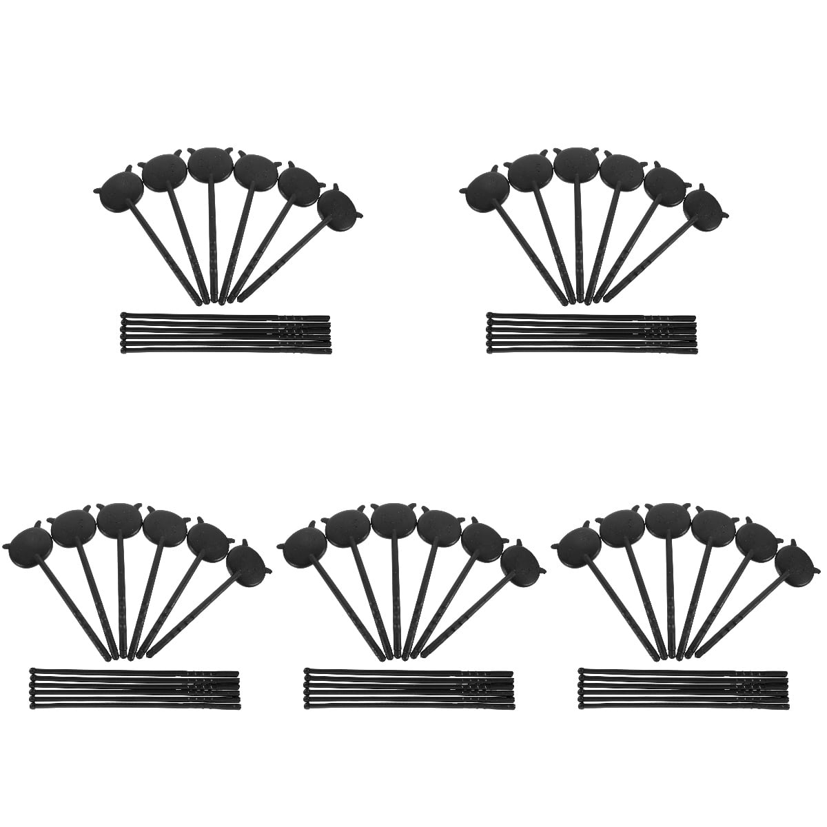 Baluue 5 Sets Vision Test Shading Plates Handheld Eye Occluder Visual ...