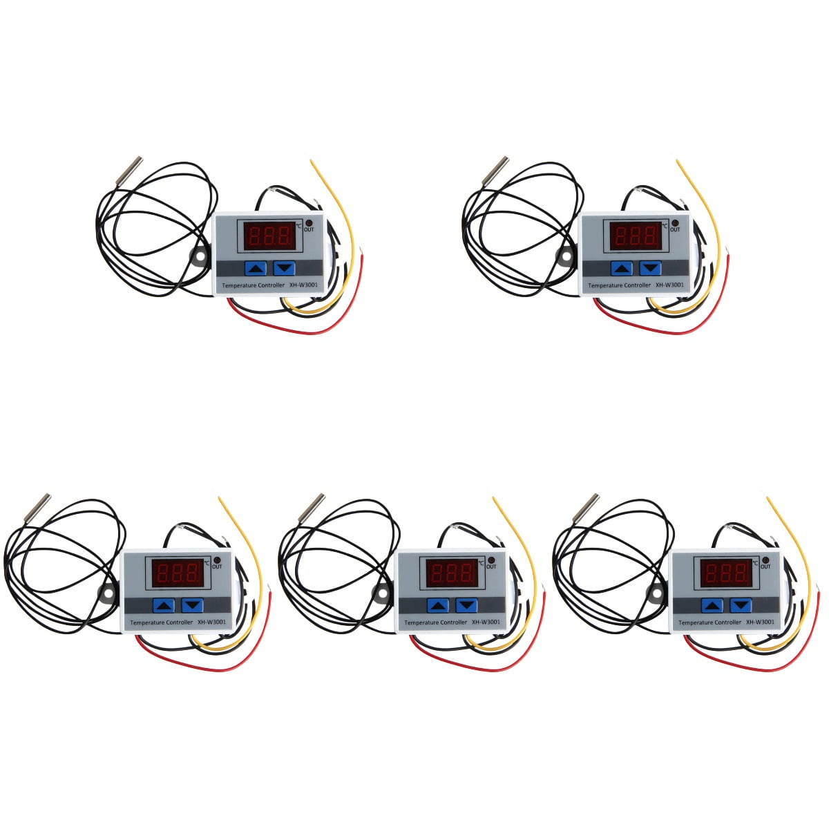 Baluue 5pcs 12V 120W Programmable Thermostat Smart Digital Thermostat ...