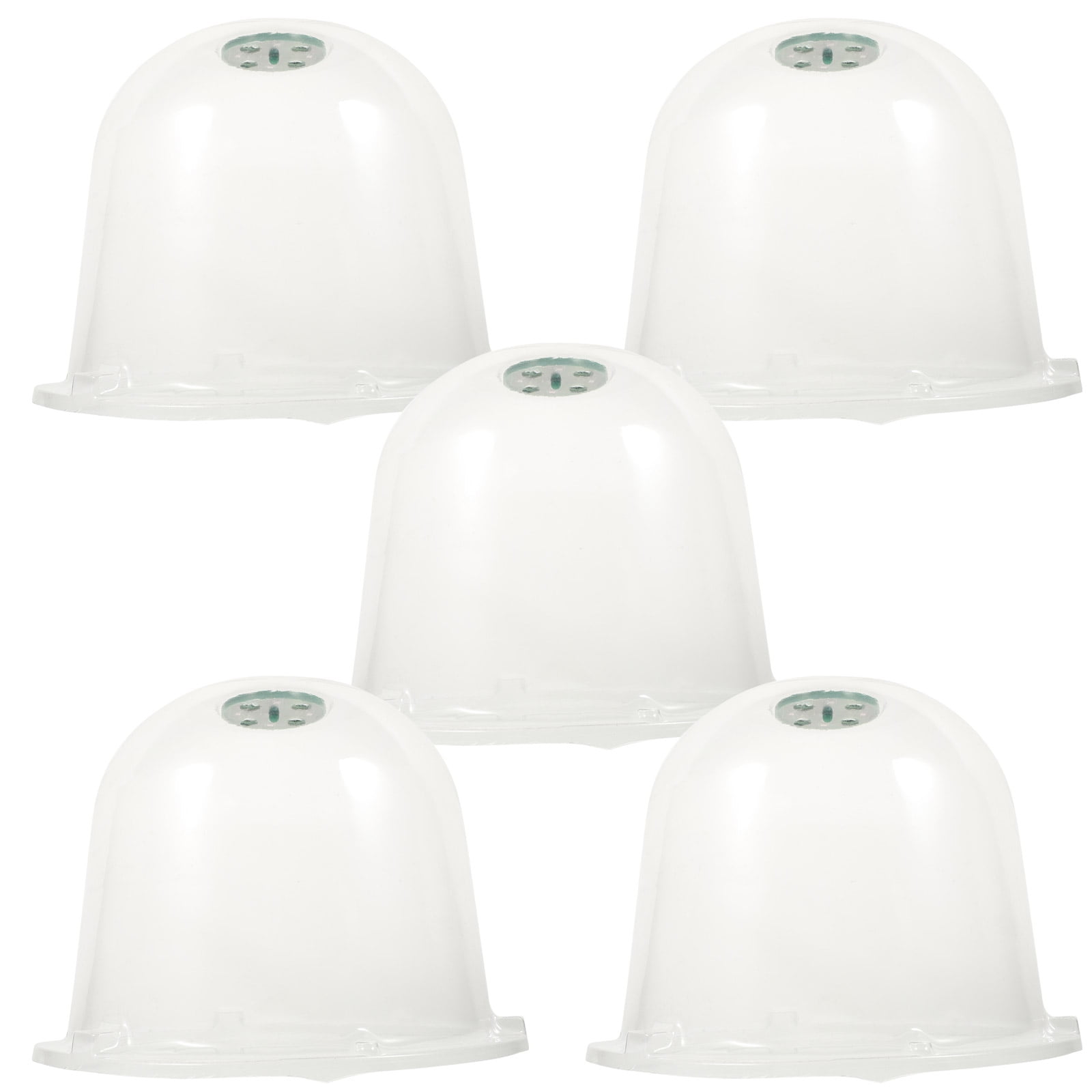 Baluue 5pcs Simple Dome Transparent Humidity Domes Greenhouse ...