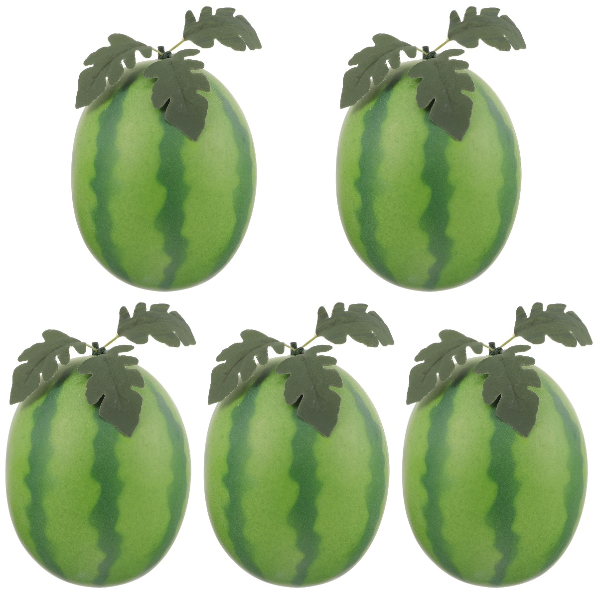 Baluue 5pcs Watermelon Model Artificial Watermelon Model Supermarket ...