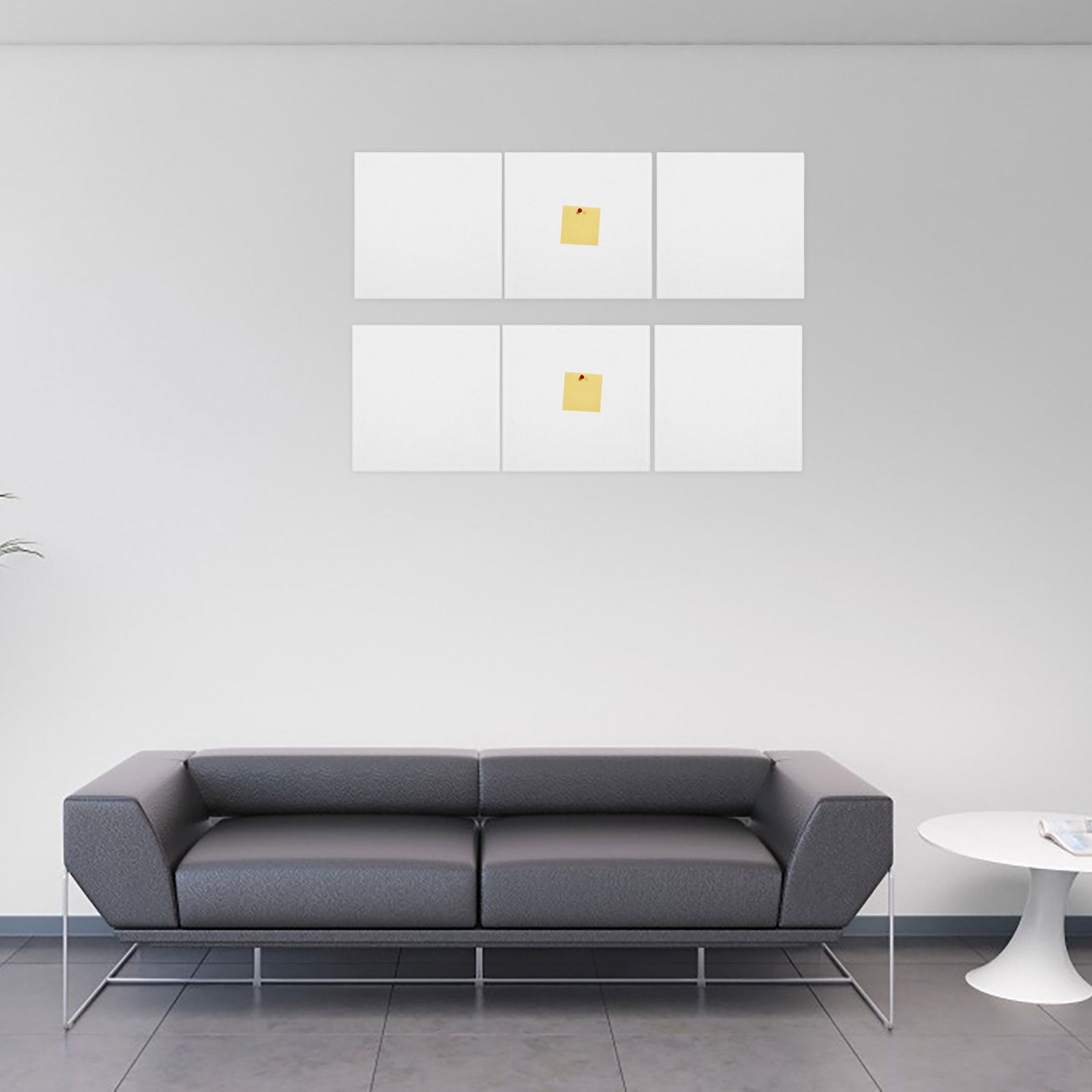 Baluue 6pcs White Felt Bulletin Board Felt Message Board Bulletin Board ...