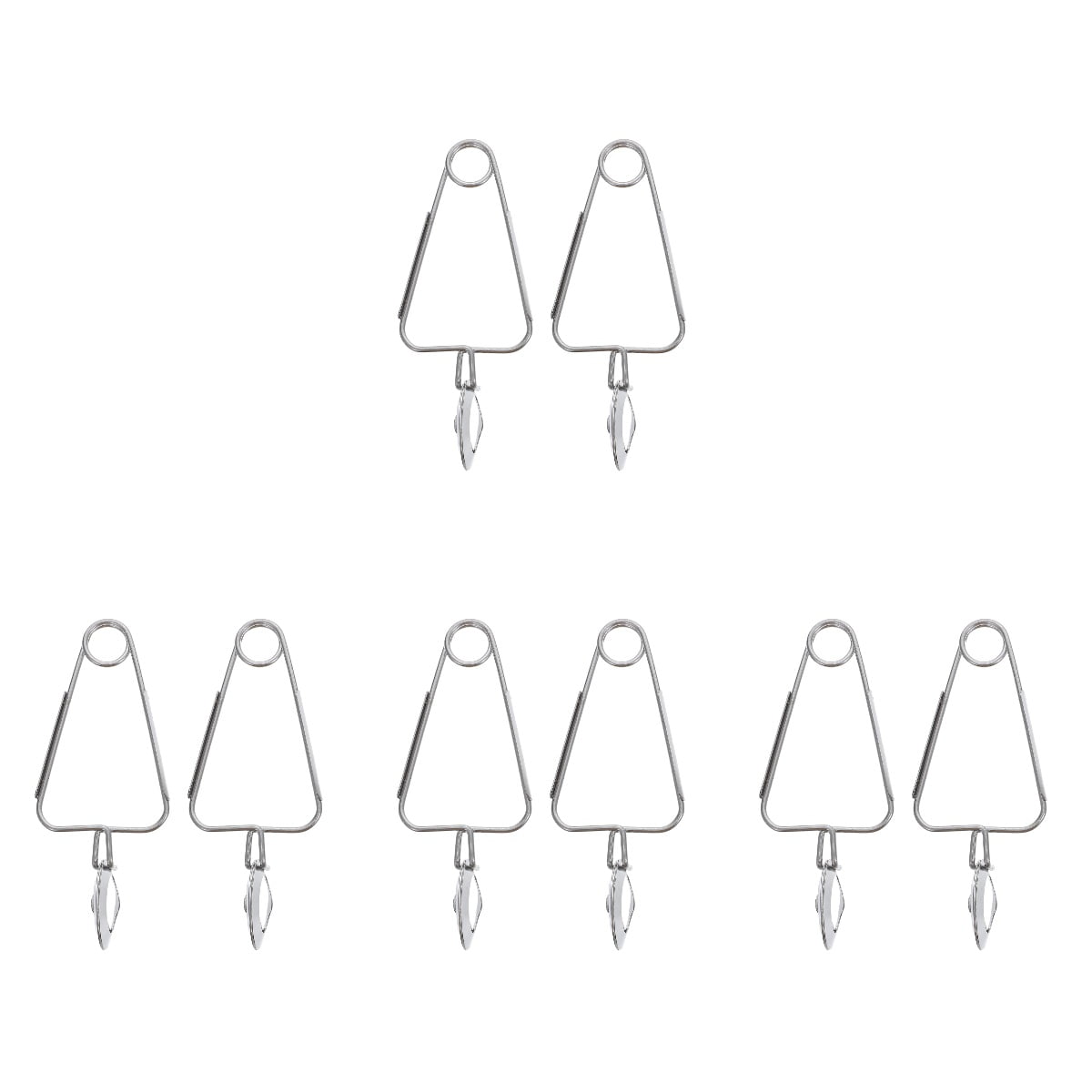 Baluue 8 Pcs Stainless Steel Snail Tong Escargot Tong Food Serving Clip ...