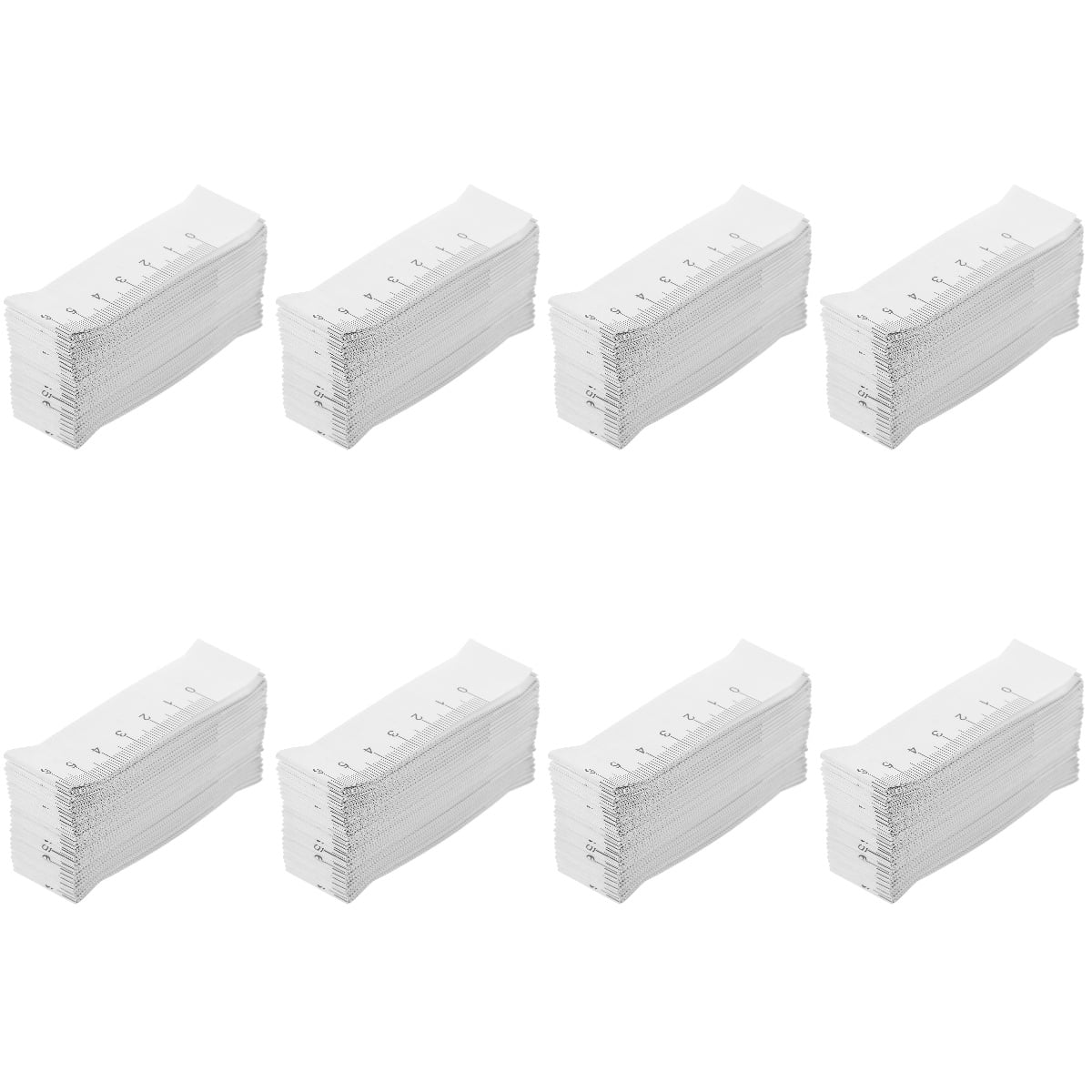 Baluue 800 pcs Disposable Double-sided Paper Tape Measure Wound ...