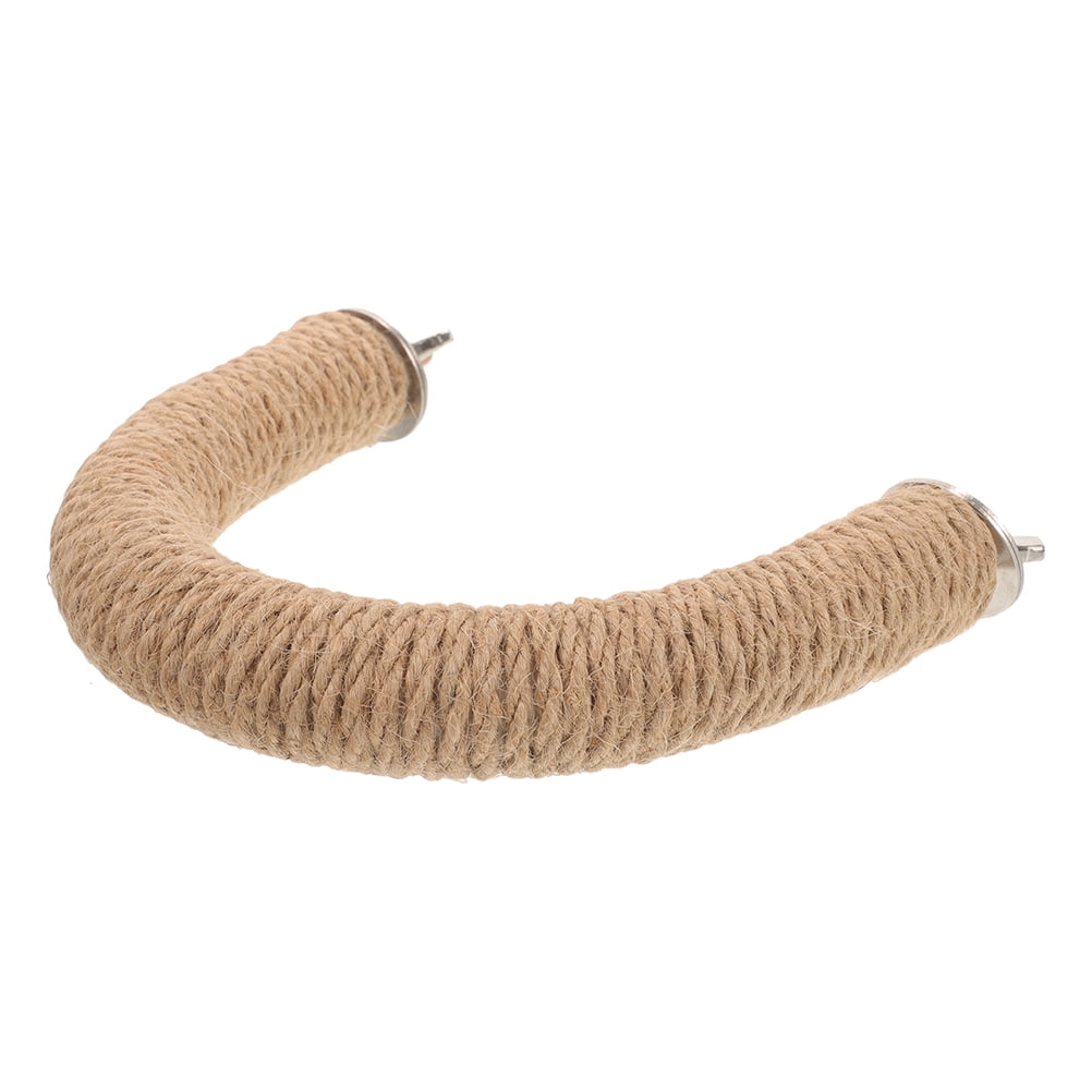 Baluue Bird Perch Stand Toy Bird Rope Perch Swing Stainless Steel Home ...