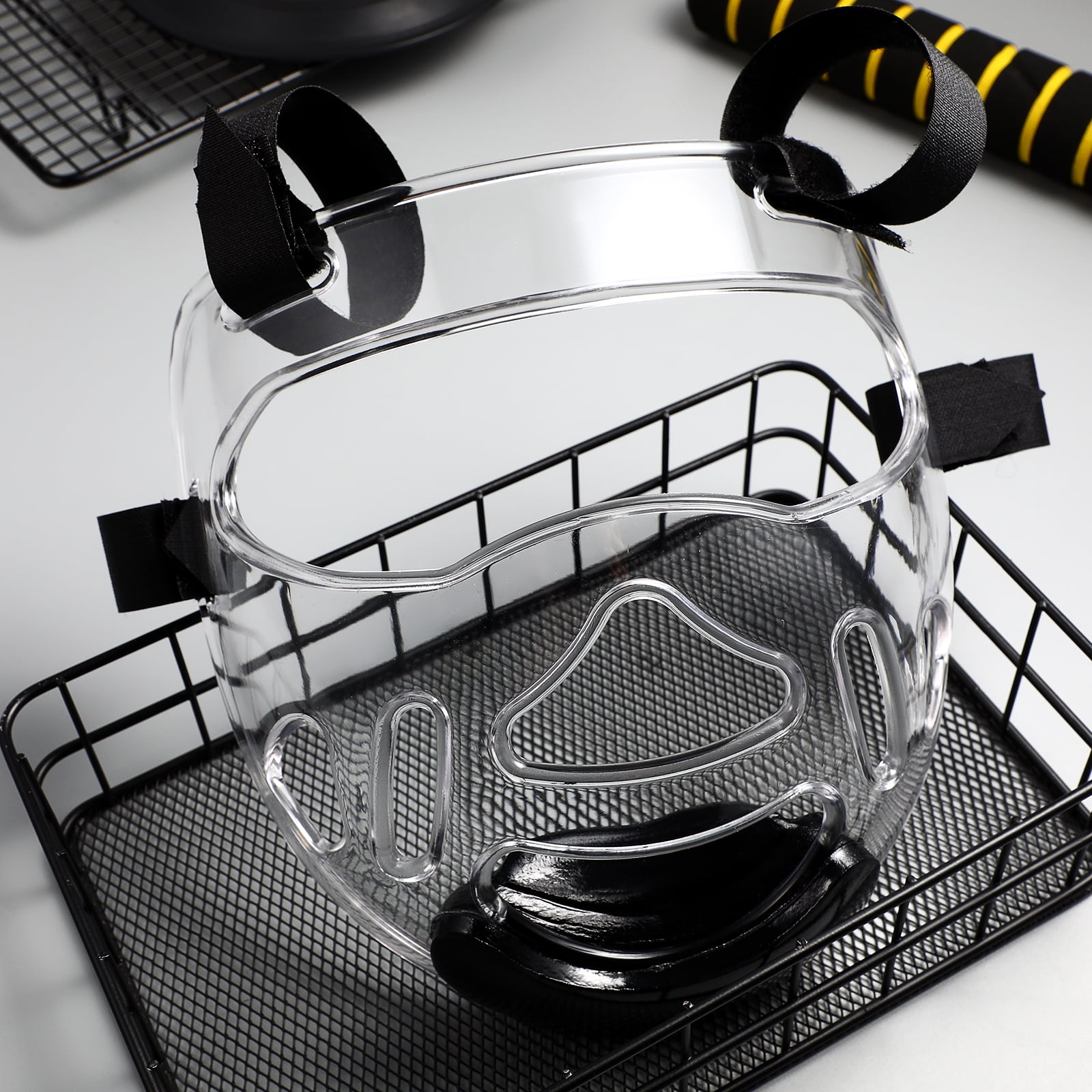 Baluue Sturdy Transparent Detachable Face Protector for Boxing and ...