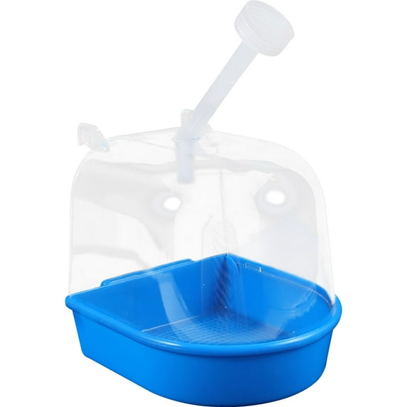 Baluue Reusable Parrot Bath Box with Removable Tray Assorted Color for ...