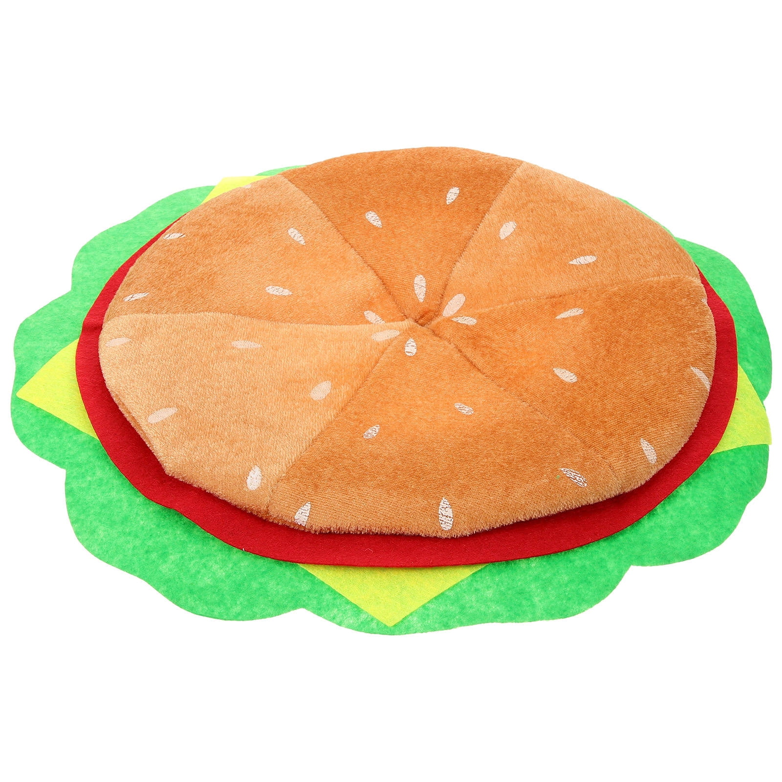 Baluue Decorative Burger Hat Polyester Casual Wear for Daily Use 1Pack ...