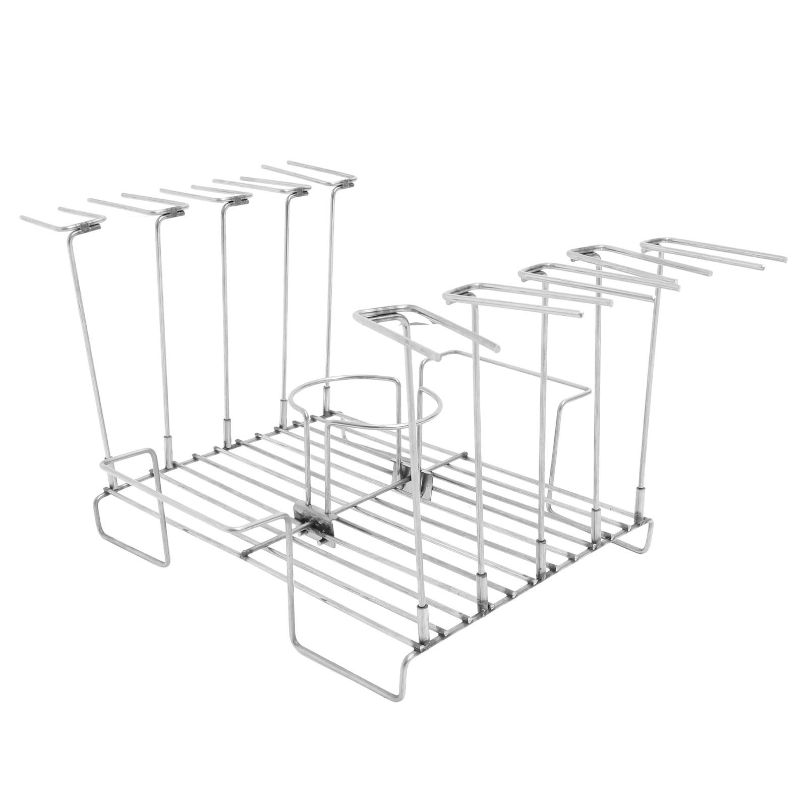 Baluue Stainless Steel Chicken Roasting Stand Grill Rack for Bbq with ...