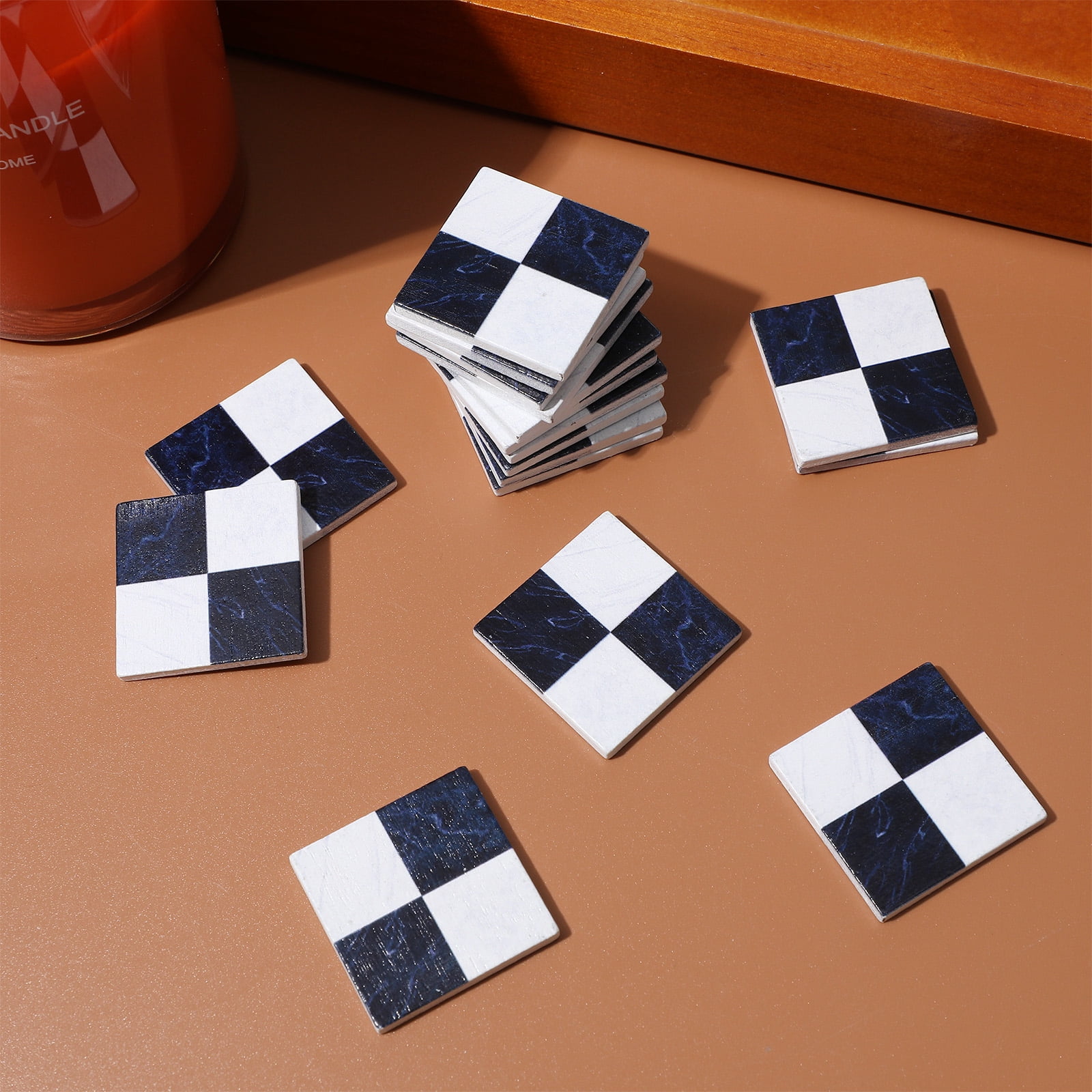 Baluue Miniature Flooring,27Pcs Miniature Flooring Tiny Floor Sheets ...
