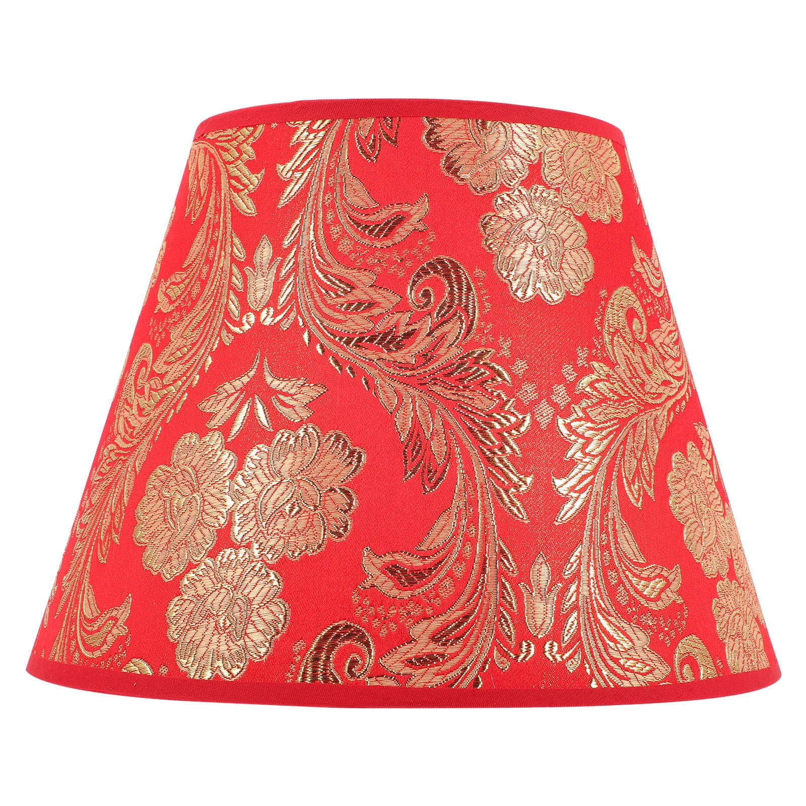 Baluue Printed Lamp Shades Red Cloth Table Lampshade for Bedroom Light ...