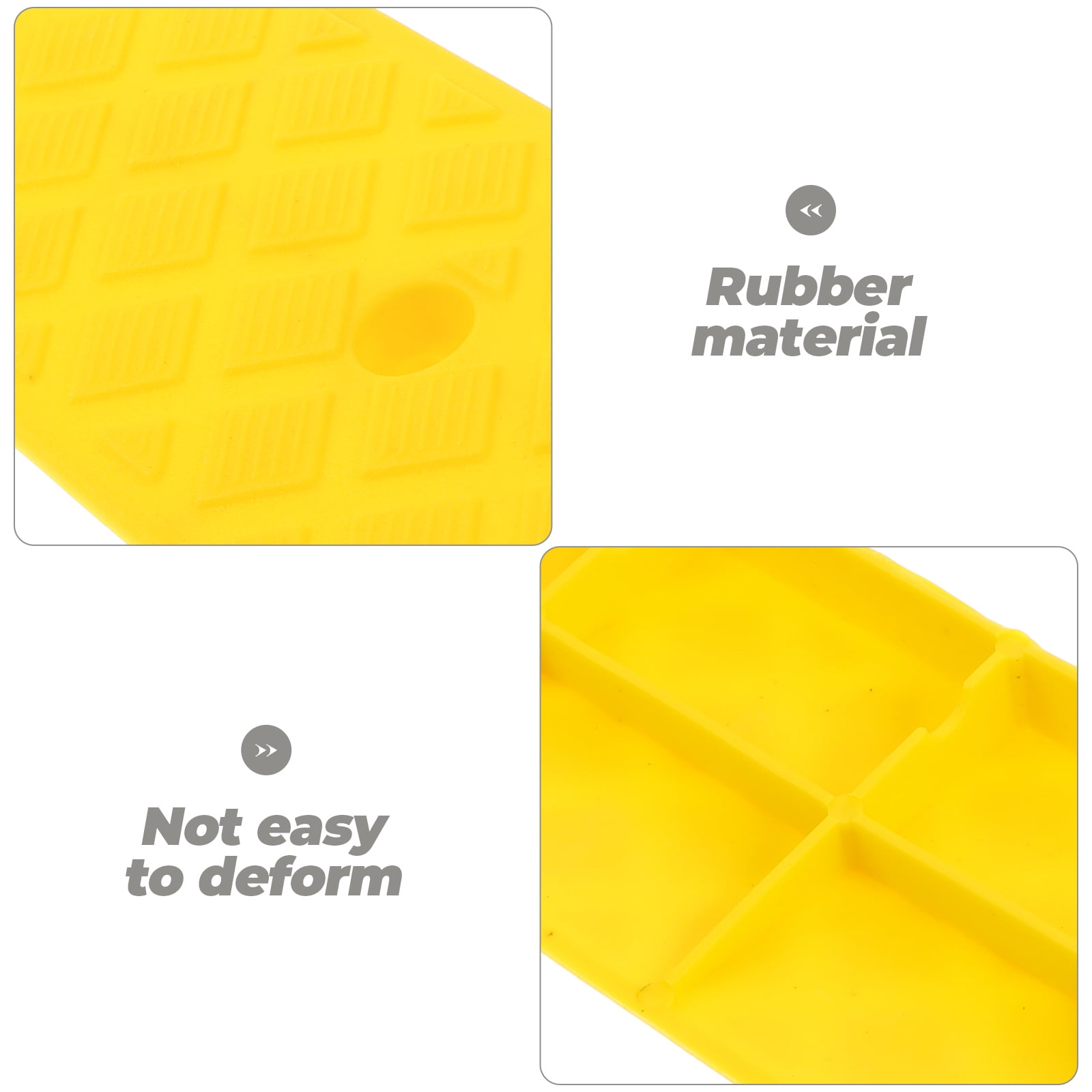 Baluue Yellow Plastic Ramp for Cars Motorcycles with High Abrasion ...