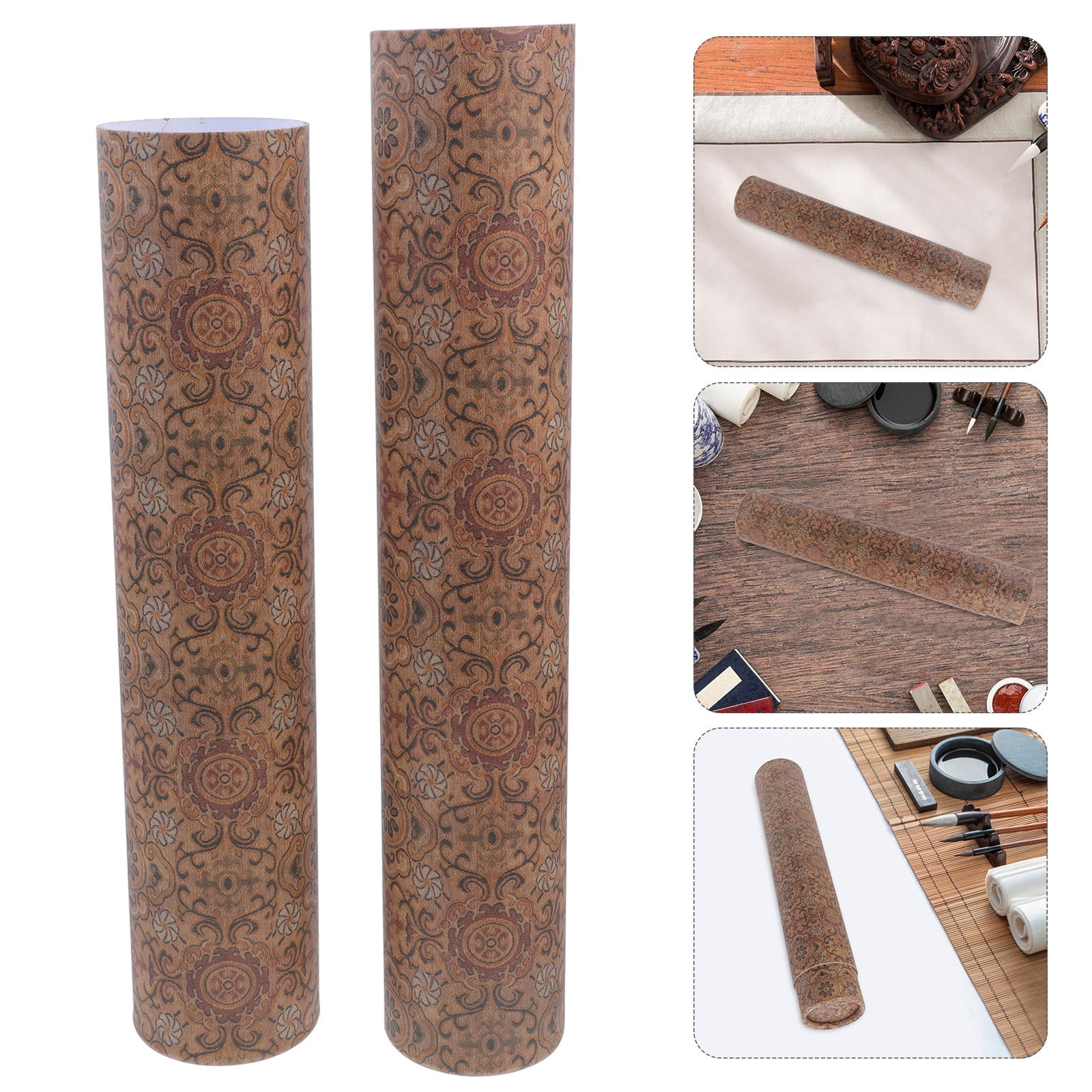 Baluue Extendable Paper Scroll Storage Tube with Rustic Charm for ...