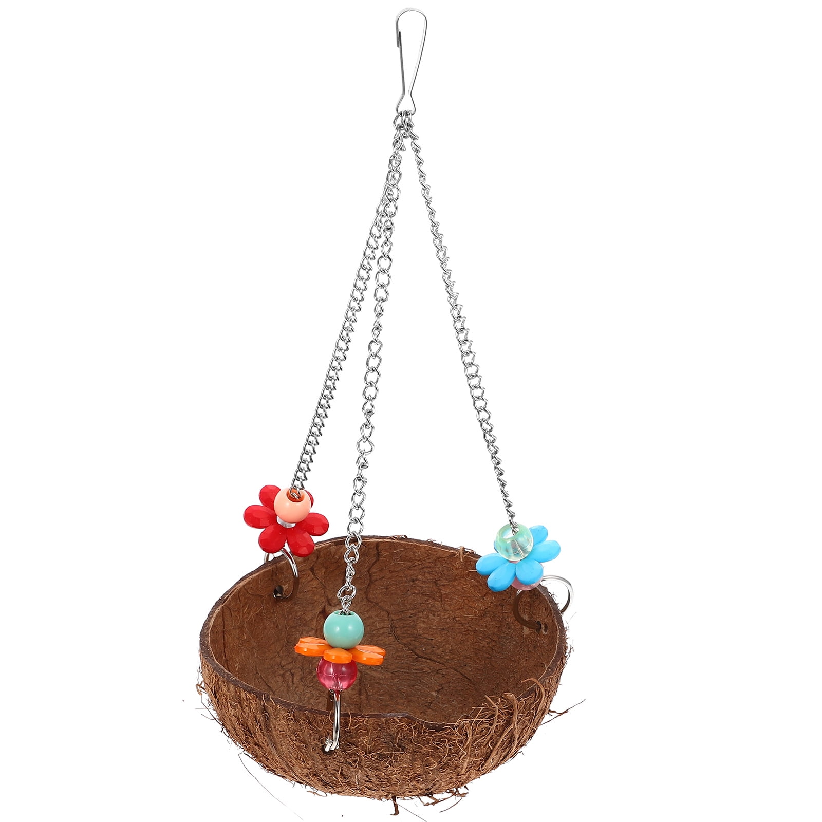Baluue hanging bird nest Coconut Shell 1Set Brown Sleeping for Pet ...