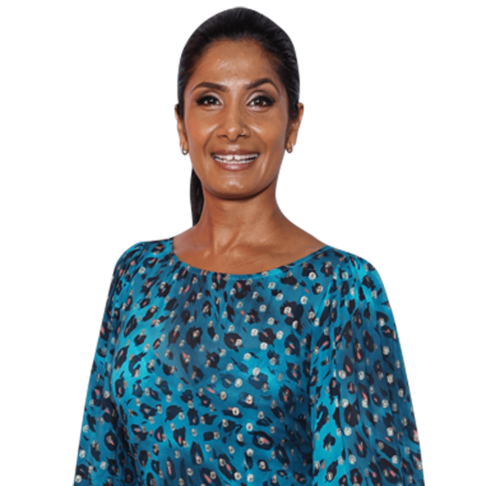 Balvinder Sopal (Blue Dress) Half Body Buddy Cutout - Walmart.com