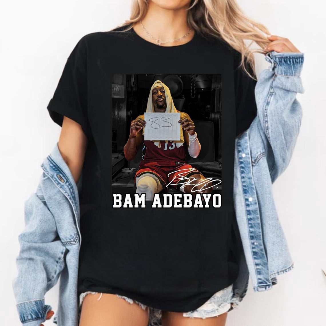 Bam Adebayo Basketball T-Shirt, Bam Adebayo Record 83 Point Shirt ...