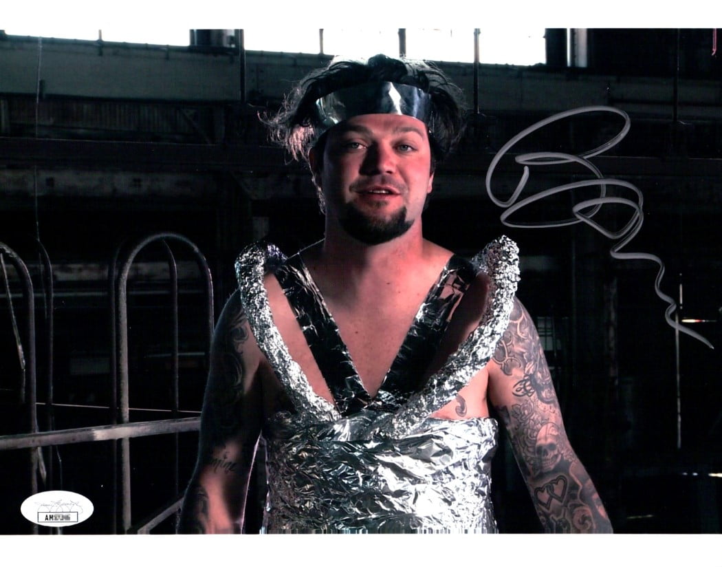 Bam Margera Signed Autographed 8X10 Photo Jackass Tinfoil Duct Tape JSA ...
