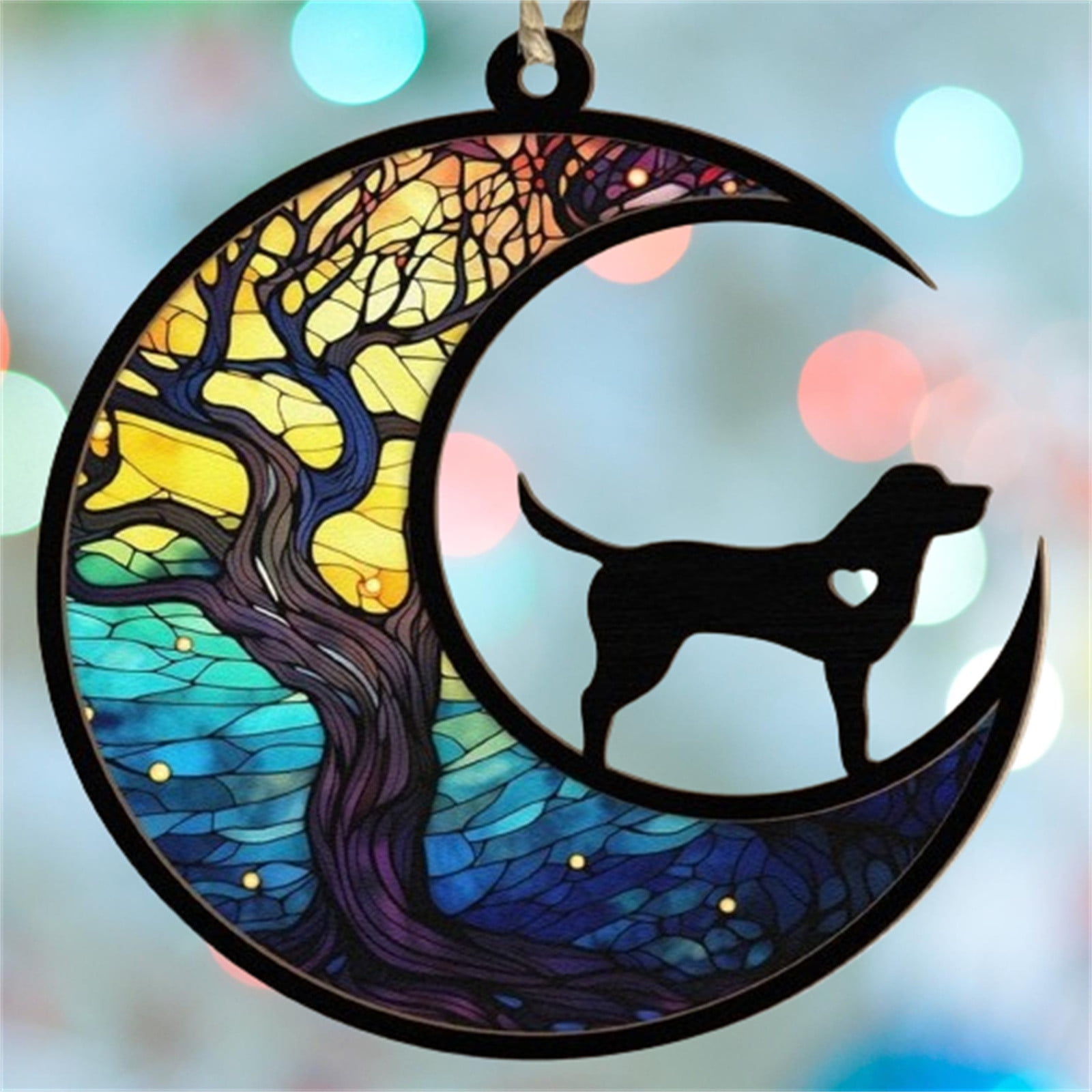 BamLue Cat Memorial Suncatcher for Windows Memorial Ornament, Pet ...
