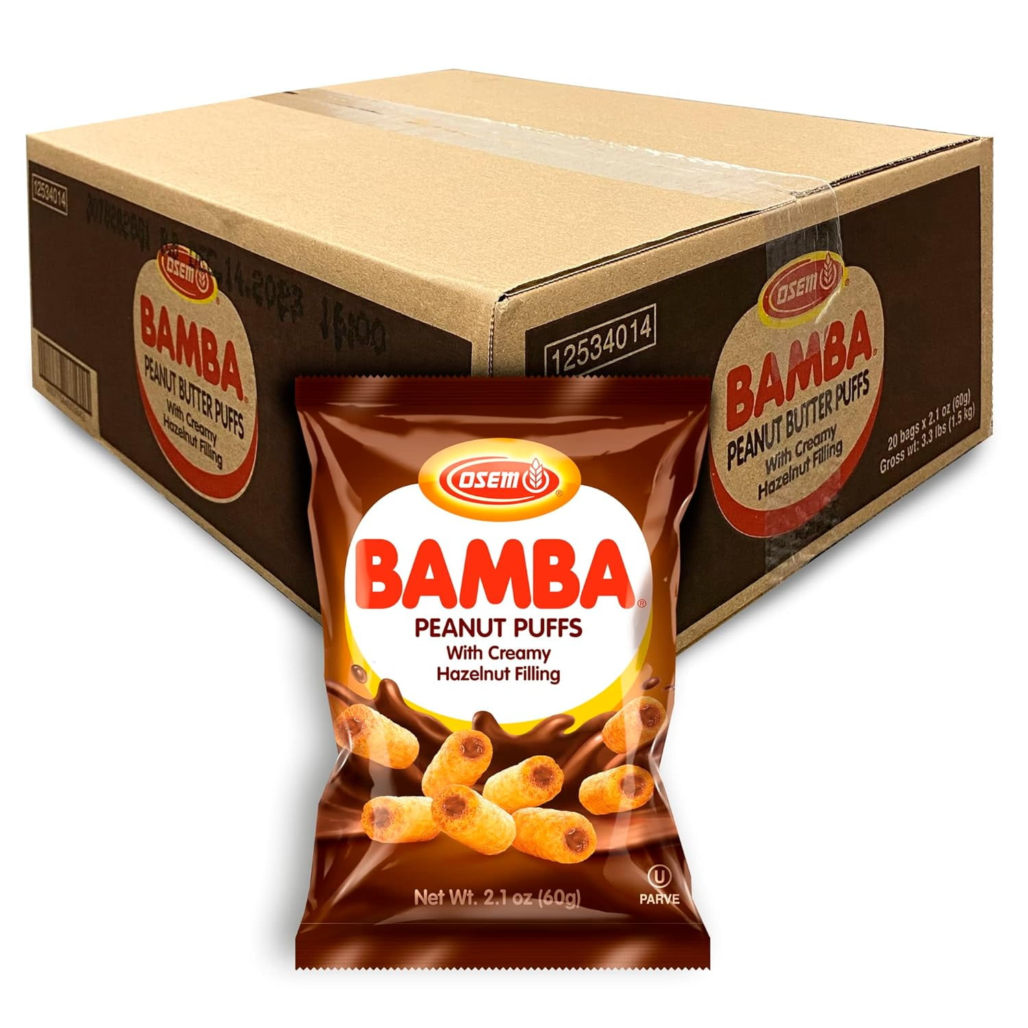 Bamba Hazelnut Cream Peanut Butter Snacks All Natural Peanut Butter PB ...