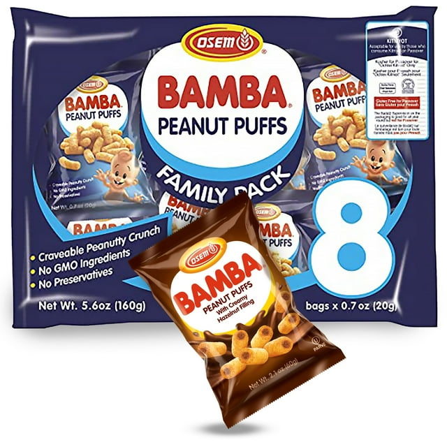 Bamba Peanut Butter Puffs HP29 (Original and Hazelnut Bundle) All ...