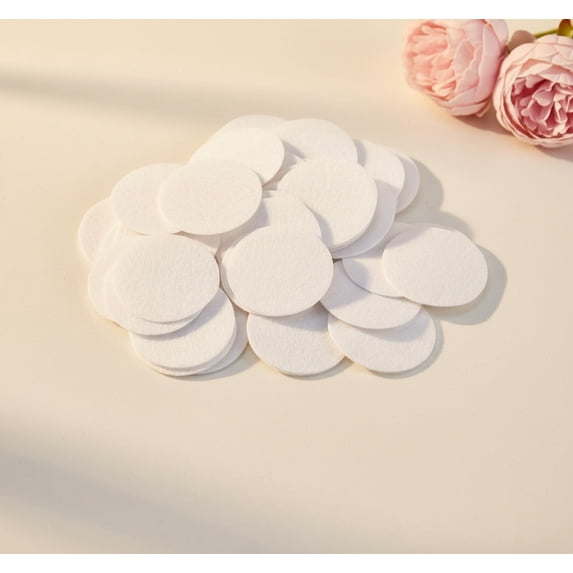 Bambang 100 Count 2 Inch (50mm) Pre Cut White Non-Woven Felt Circles ...