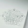Bambang 480-Piece Clear Round Faceted Crystal Glass Spacer Bead ...